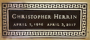 Bronze Niche, Crypt and Monument Plates | Manufacturer | Texas