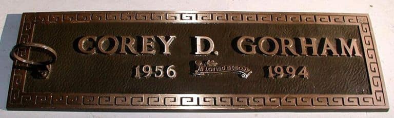 Bronze Niche, Crypt and Monument Plates | Manufacturer | Texas